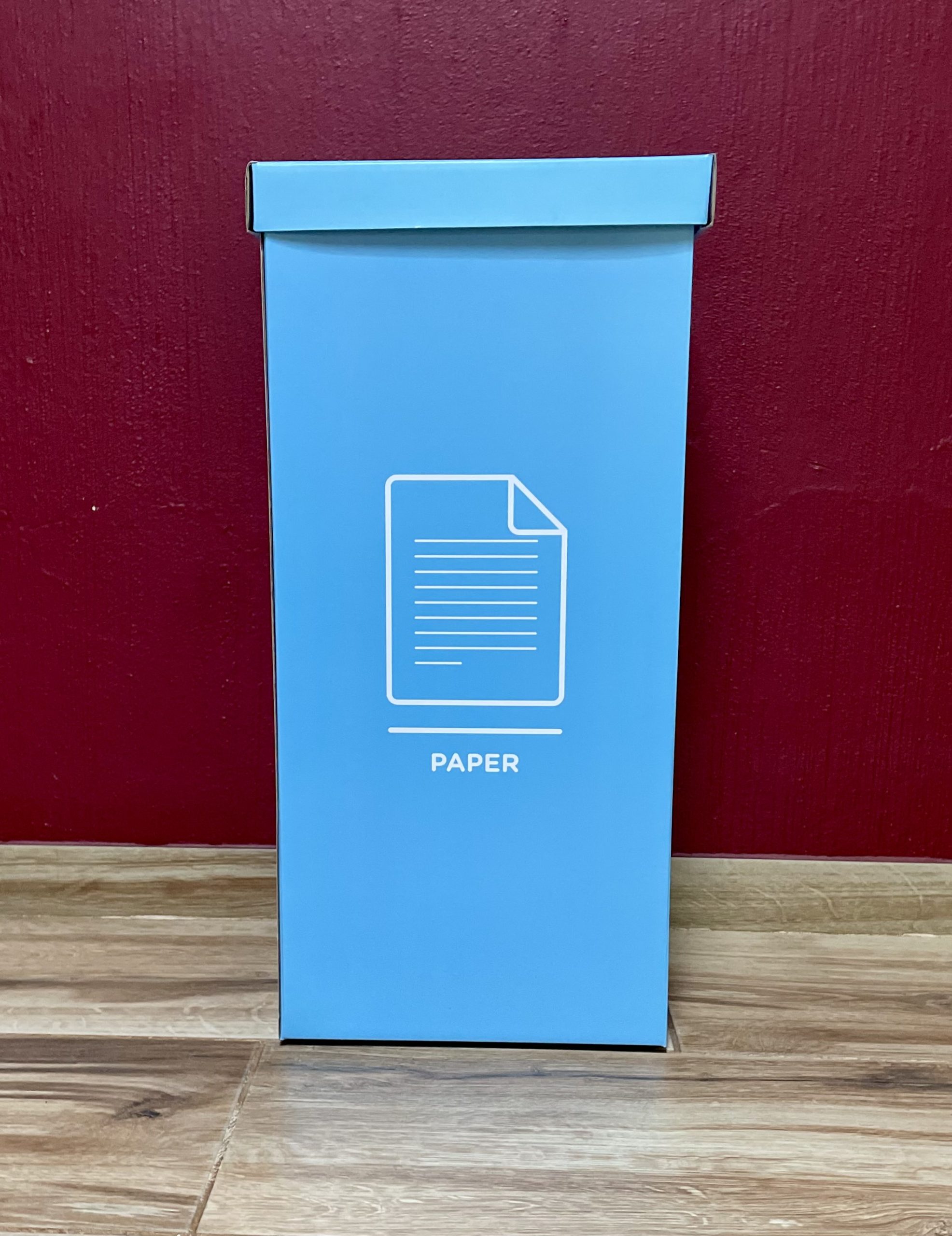 Paper Recycling Box - Pelago Waste Management